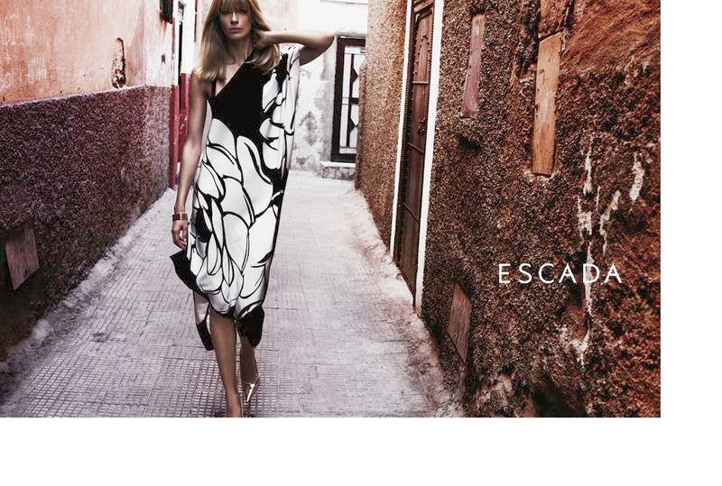 Escada Clothing Spring/Summer 2014 Campaign featuring Julia Stegner