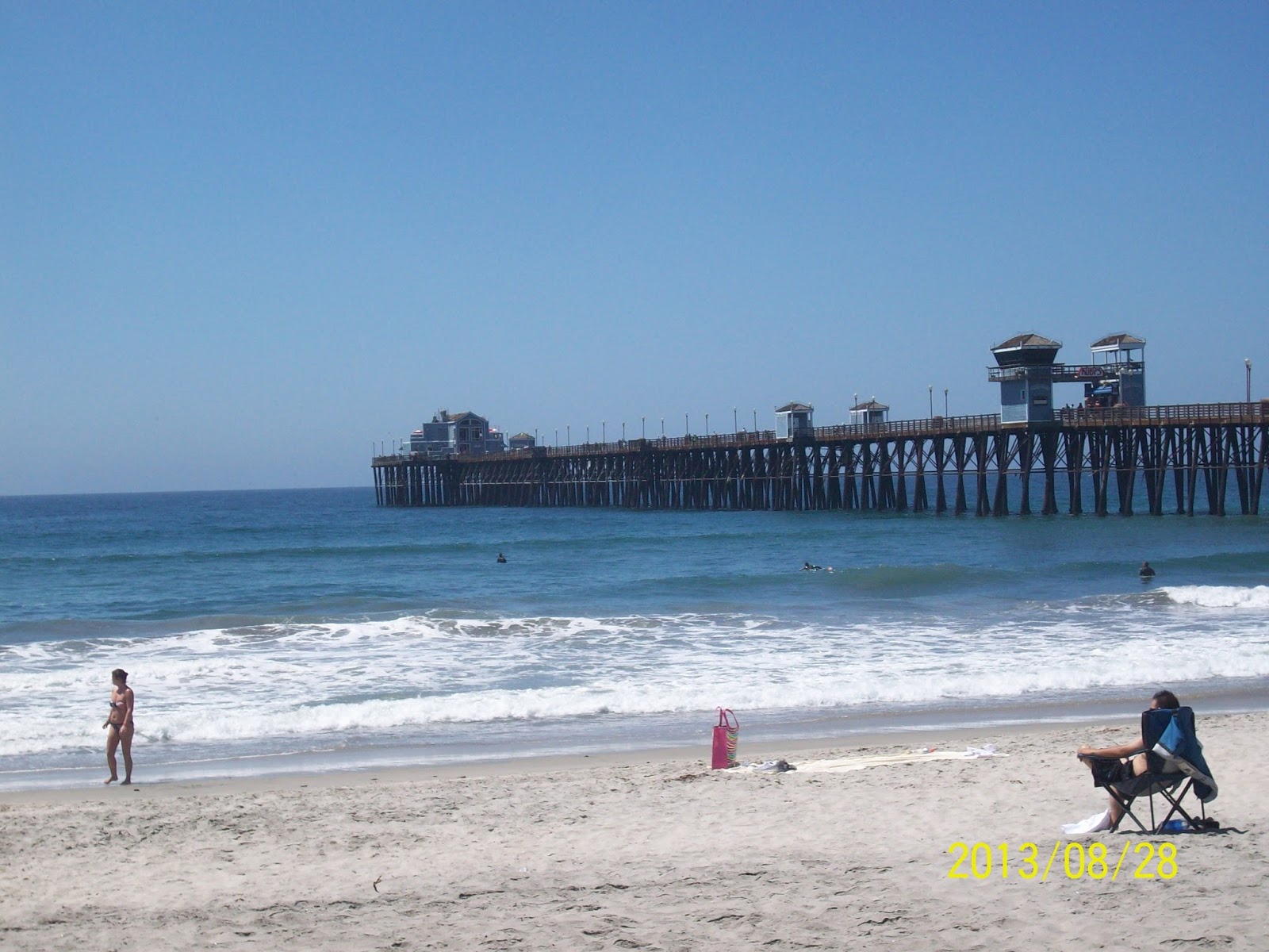 Lone Ocean Swimmer, Oceanside, CA: 2013