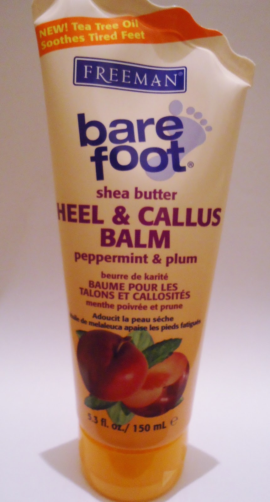Freeman bare foot softening foot lotion and shea butter heel and callus ...