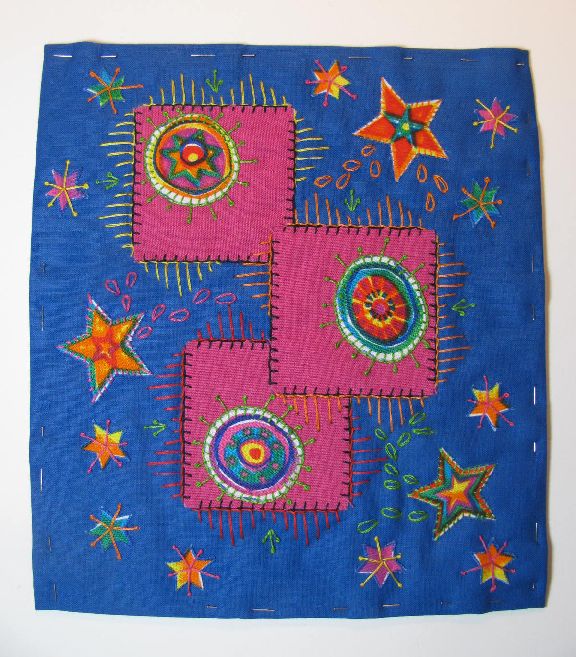 Raw edge patchwork - part one