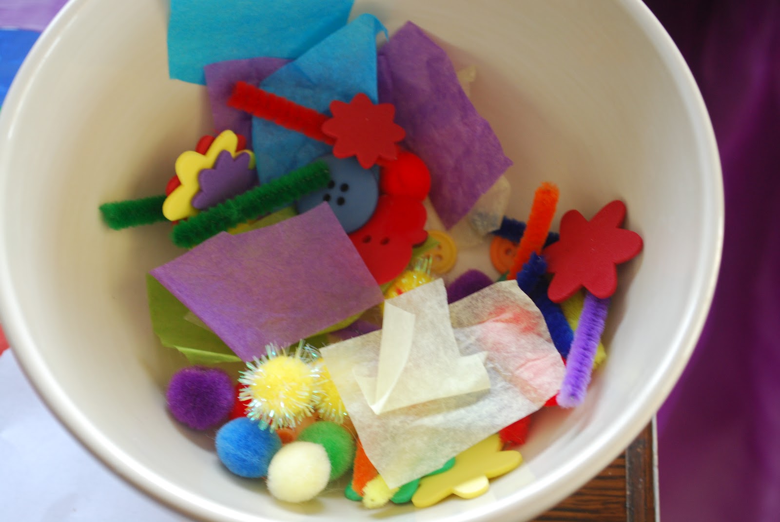 Random Thoughts and Polka Dots: Rainbow Sorting Collage