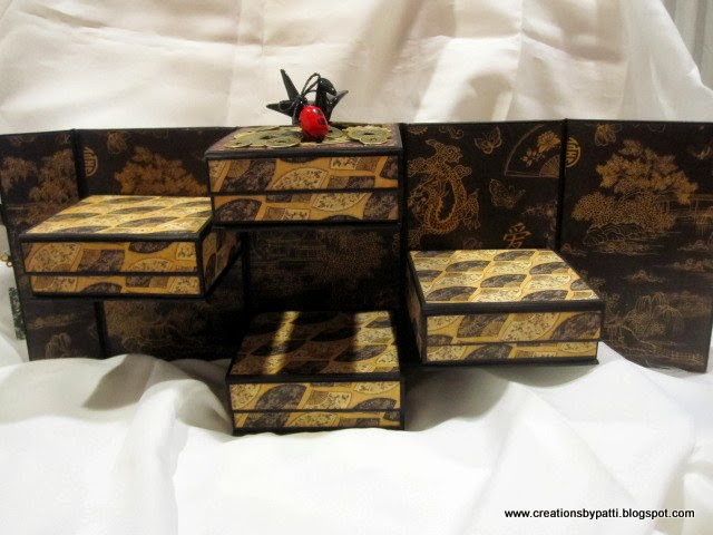 Creations by Patti: Asian Altered Box with Embellishments
