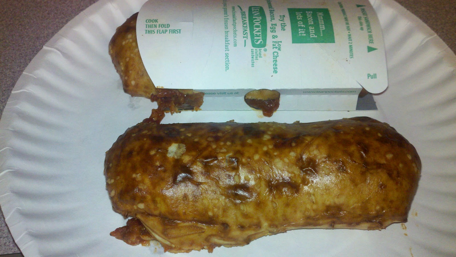 Random Dude Eats Random Food: Product Review: Lean Pockets Mesquite BBQ ...