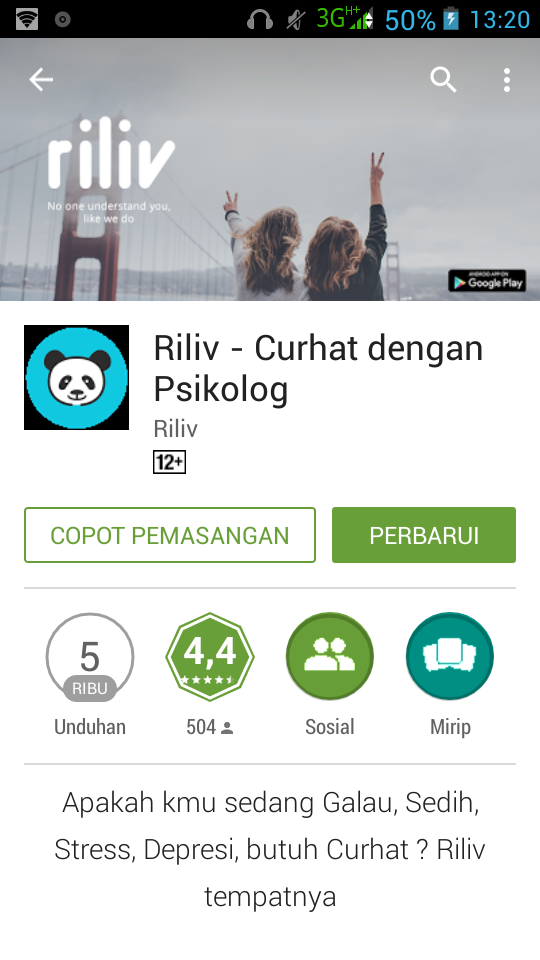 Curhat Dengan Psikolog Lewat Aplikasi Riliv!