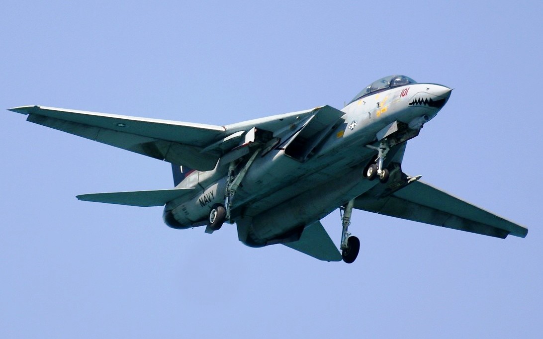 F-14 Tomcat Flügel: Flaps ausgefahren