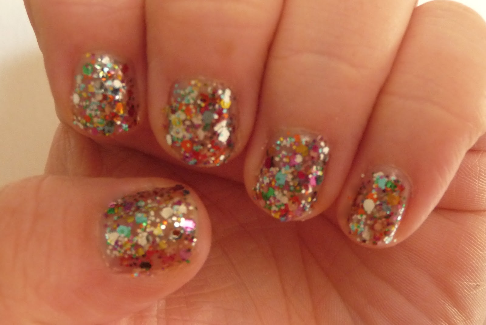 Glitter Water: DIY Nail Art: Glitter Nails