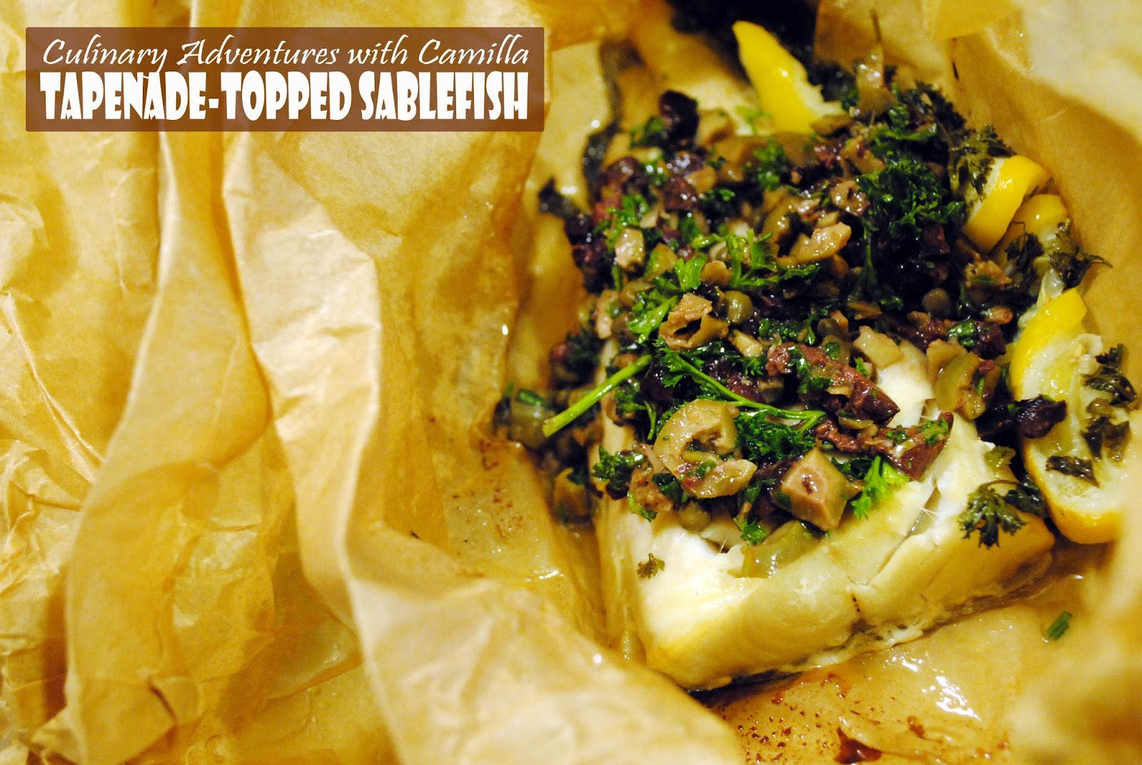 #WinePW: Tapenade-Topped Sablefish + Cave de Saint-Roch-les-Vignes ...