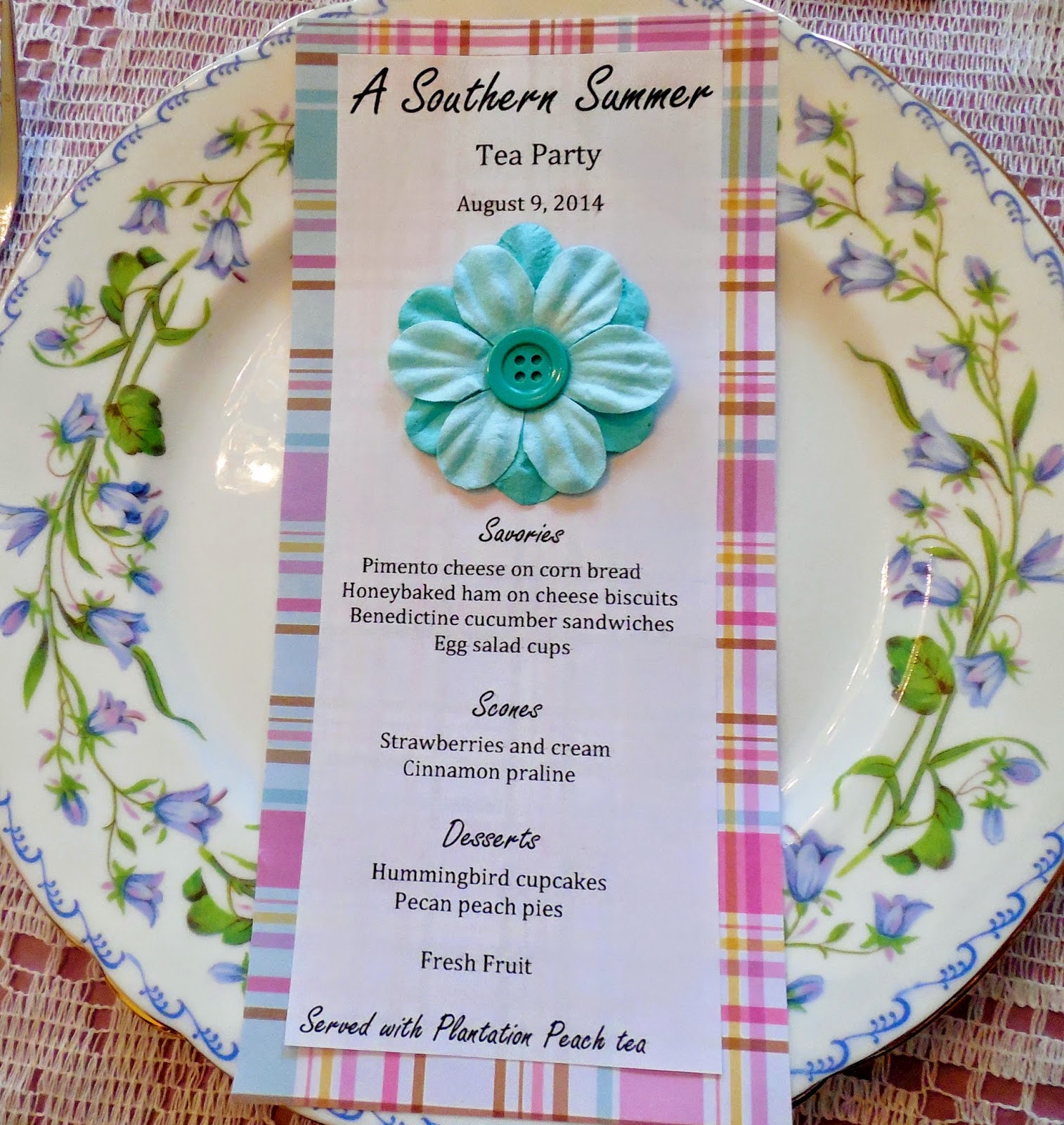 Teatime Journeys: A Southern Summer Tea Party