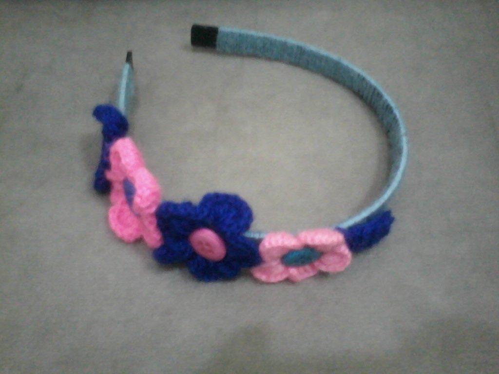 NIBHI CRAFT: Bando Rajut Bunga