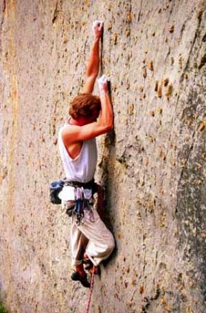 deffrent types of holds used in rock climbing