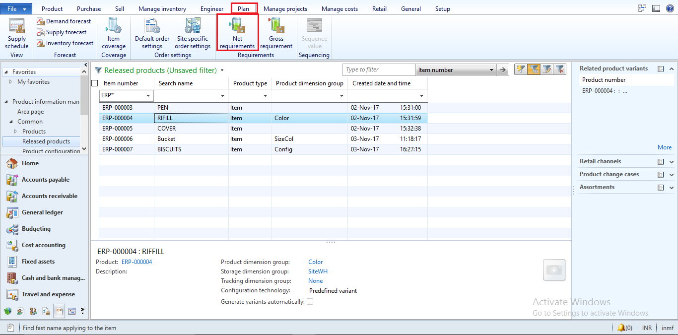 AxDunia: MASTER PLANNING IN AX