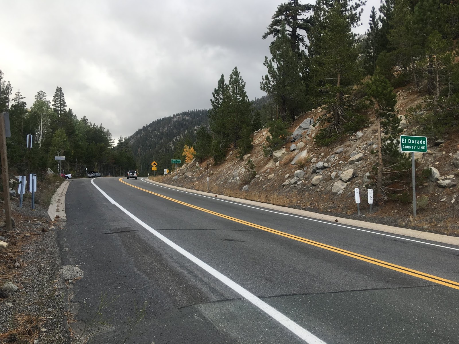 California State Route 89 through Luther Pass