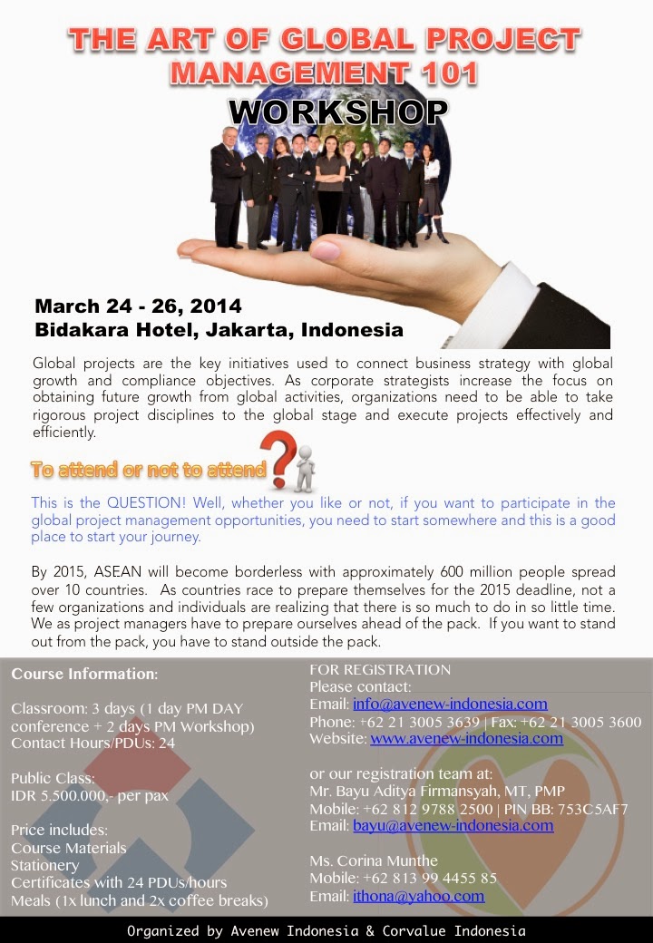 2014 ~ AVENEW Indonesia: Project Management