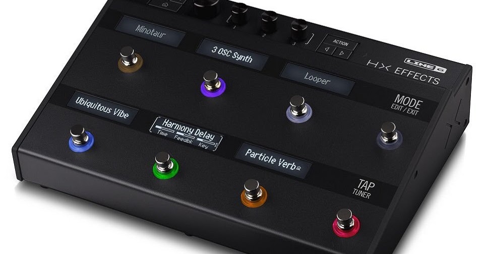Gear Otaku: Line 6 HX Effects 発表。Helix の全エフェクト+α を収めたマルチエフェクター、IR 対応（追記）
