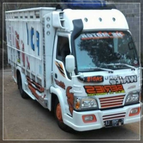 30 gambar modifikasi truk canter dengan full variasi ceper bemper bak ...