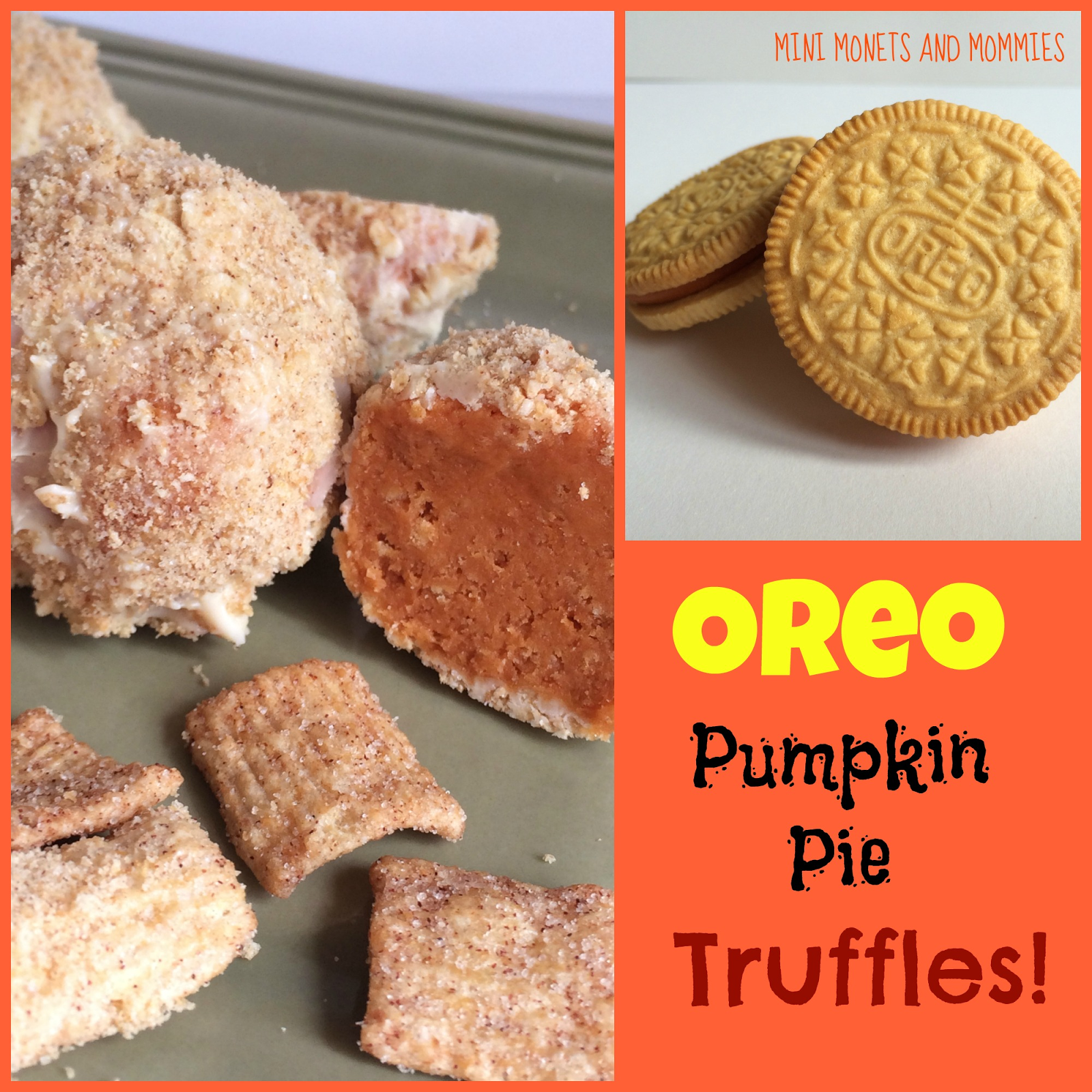 Mini Monets and Mommies: The Easiest Pumpkin Pie Truffles Ever