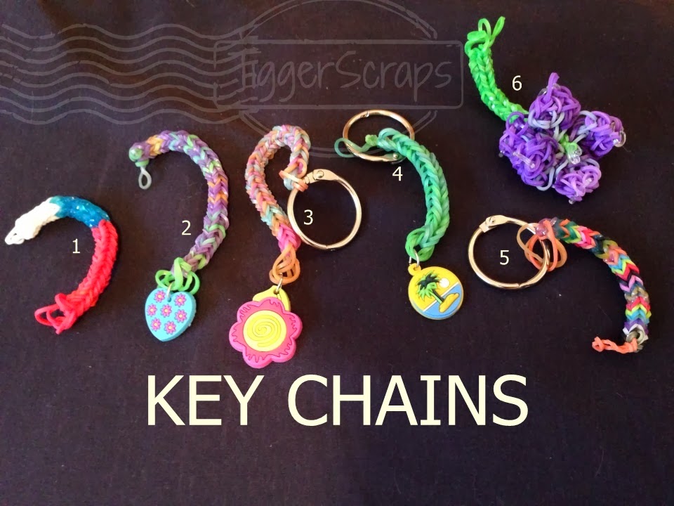 Tiggerscraps: Rainbow loom band type bracelets