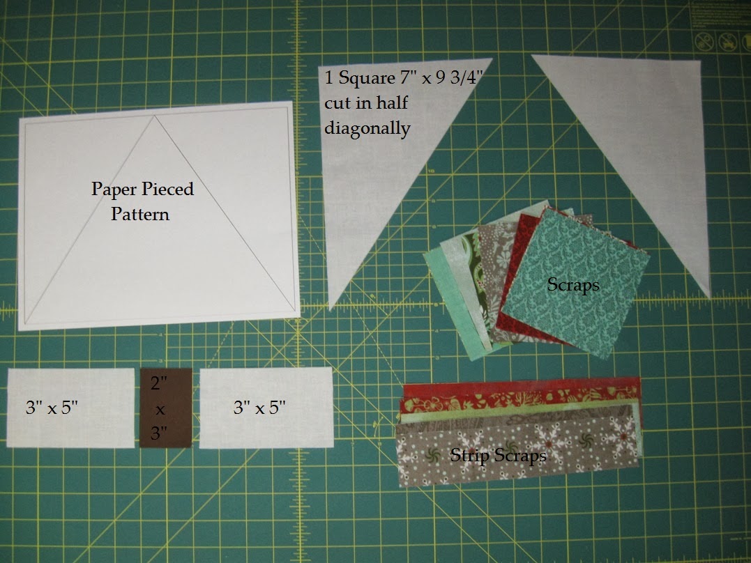 Happy Quilting: Paper Pieced Improv Trees & O Christmas Trees Tutorials