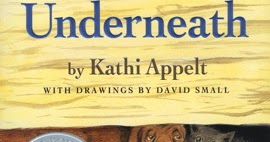 Momo celebrating time to read: The Underneath by Kathi Appelt