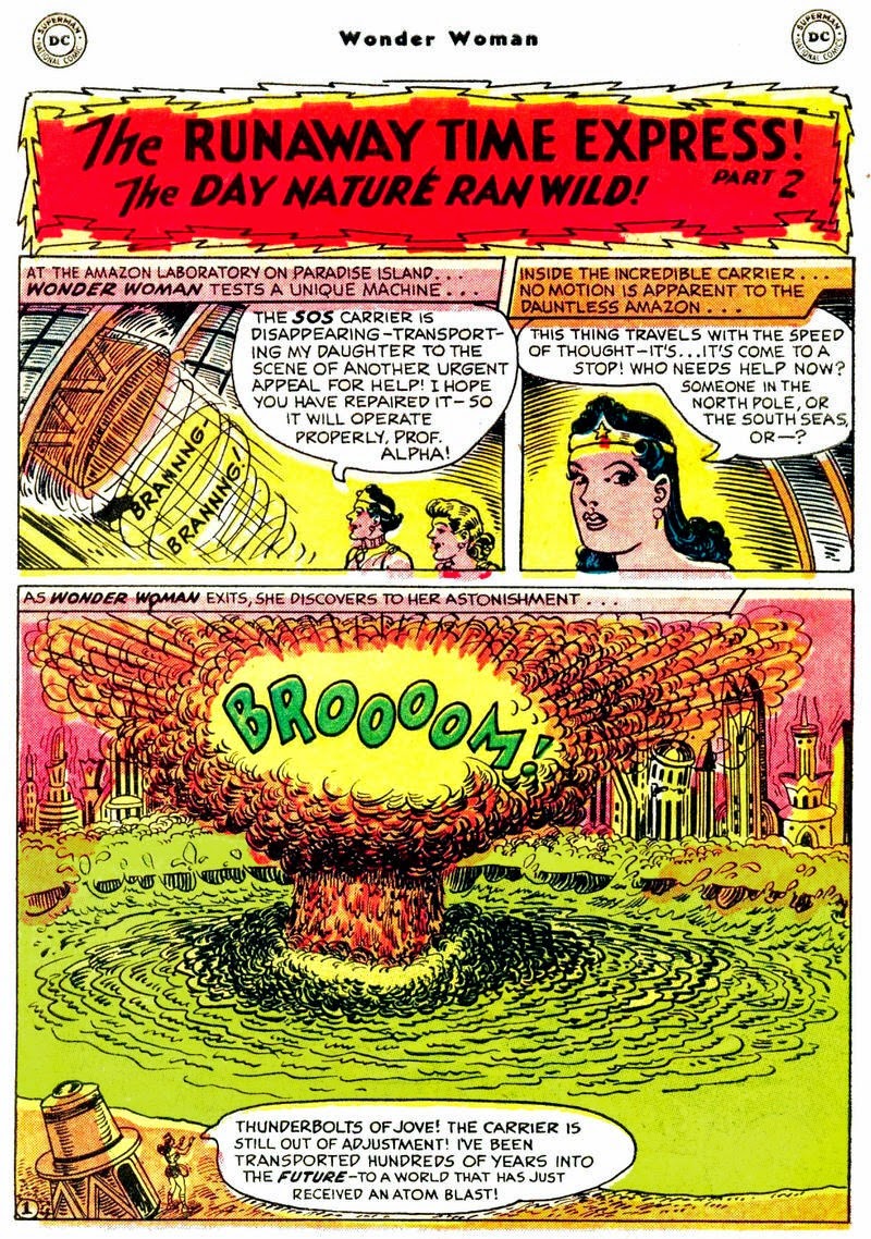 Ominous Octopus Omnibus: "The Runaway Time Express" - WONDER WOMAN #97