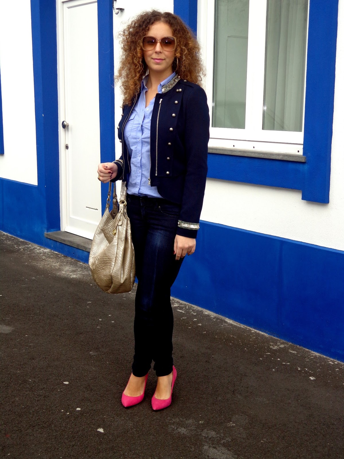 Azul e rosa - passos