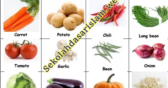 MATERI BAHASA INGGRIS - Tentang Sayuran Vocabulary ( Vegetables ...