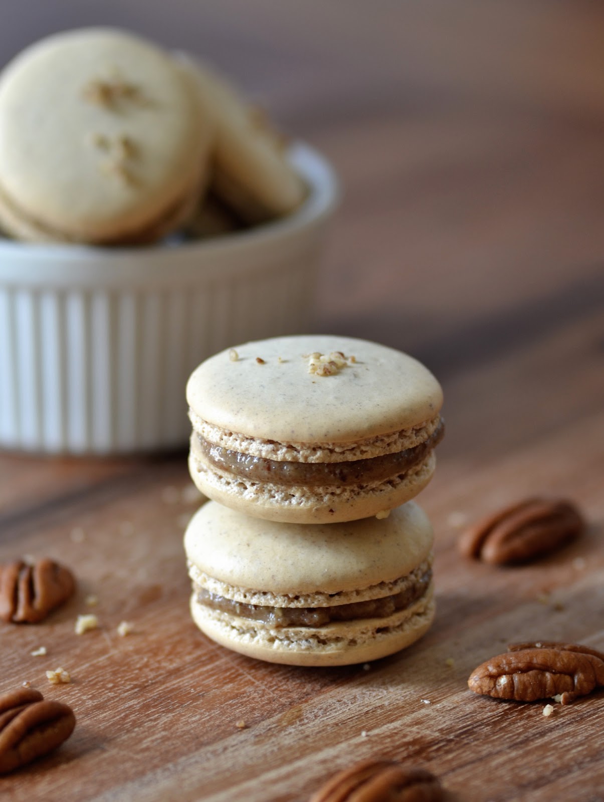 Pecan Macarons | Building Buttercream