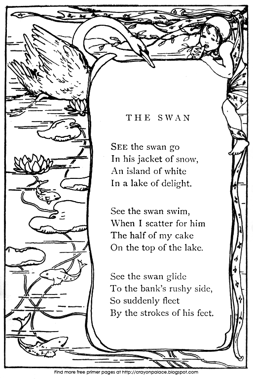 Crayon Palace: The Swan Primer Page