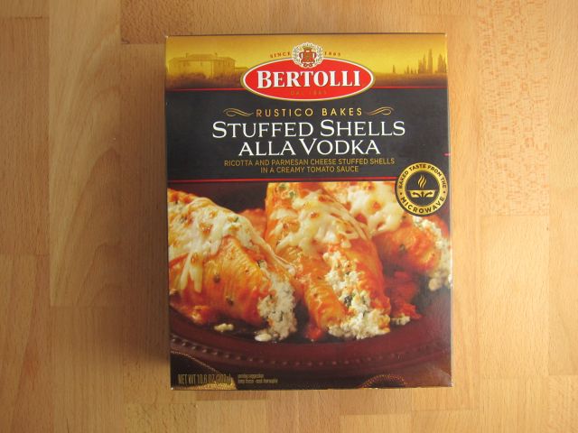 Frozen Friday: Bertolli - Stuffed Shells alla Vodka