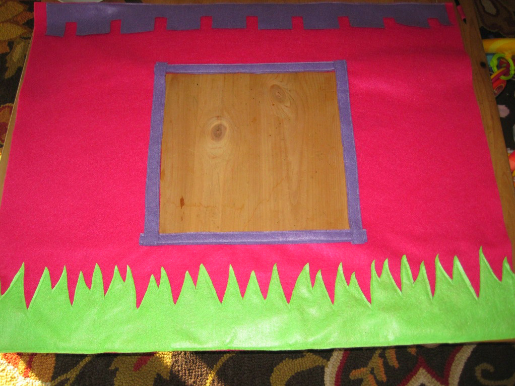 Card Table Felt Playhouse: Phase 2