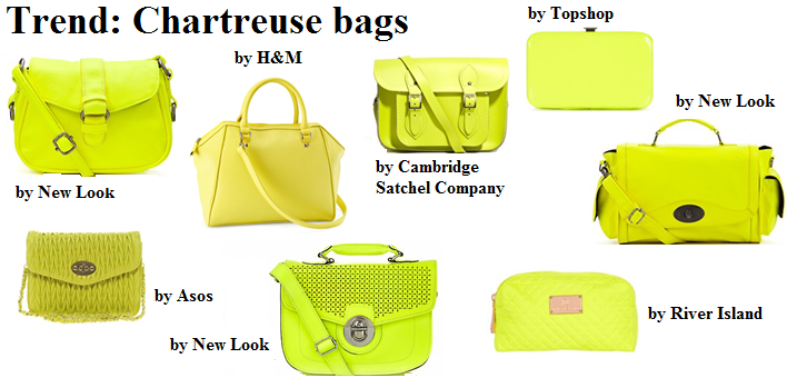 Stephanie's Styleblog: Trend: Chartreuse bags