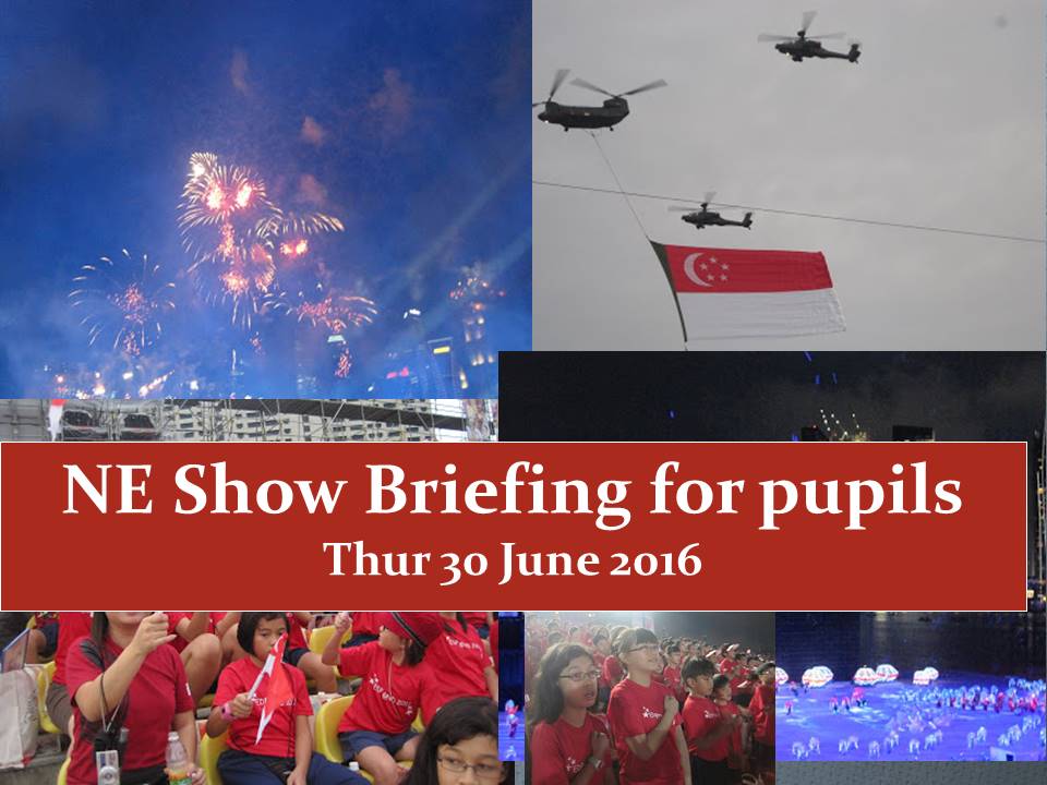 Our NE Journey ( From 2016 ): Primary 5 NE Show