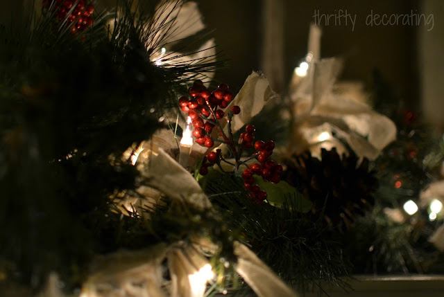 Thrifty Decorating: Muslin-Wrapped Garland