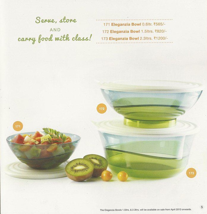 TUPPERWARE PRODUCTS: CATALOGUE