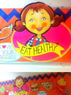 Art ,Craft ideas and bulletin boards for elementary schools: Healthy ...
