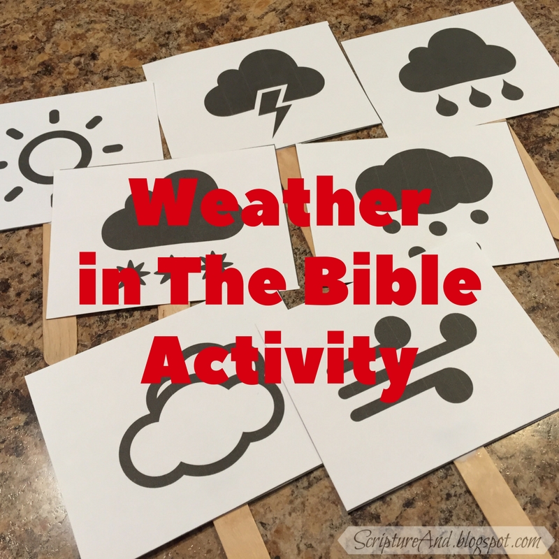 God Controls The Weather Children's Lesson