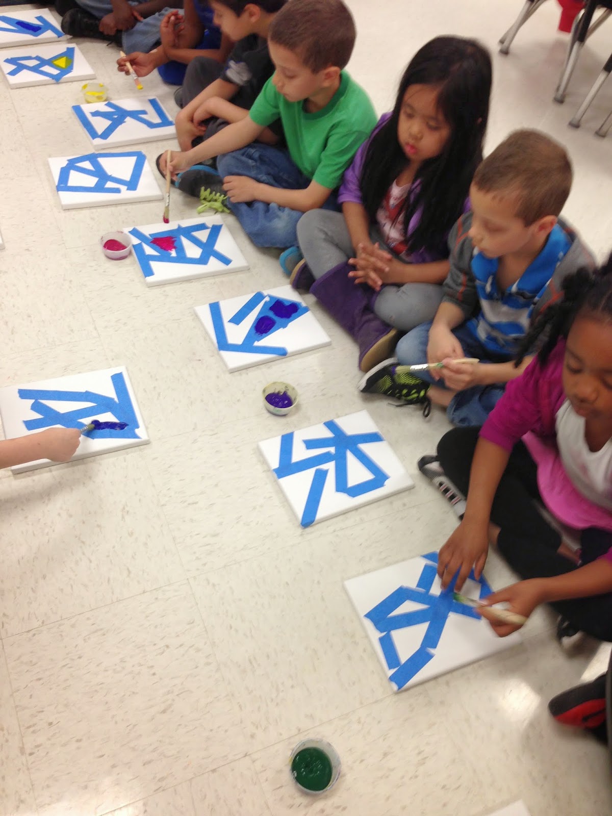 Bishop's Blackboard: An Elementary Education Blog: Assembly Line Art