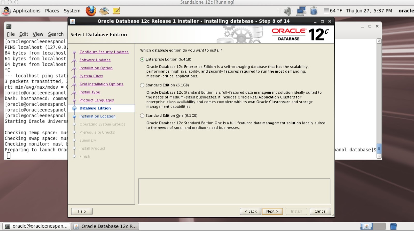 Oracle En Español: Instalando Oracle 12cR1