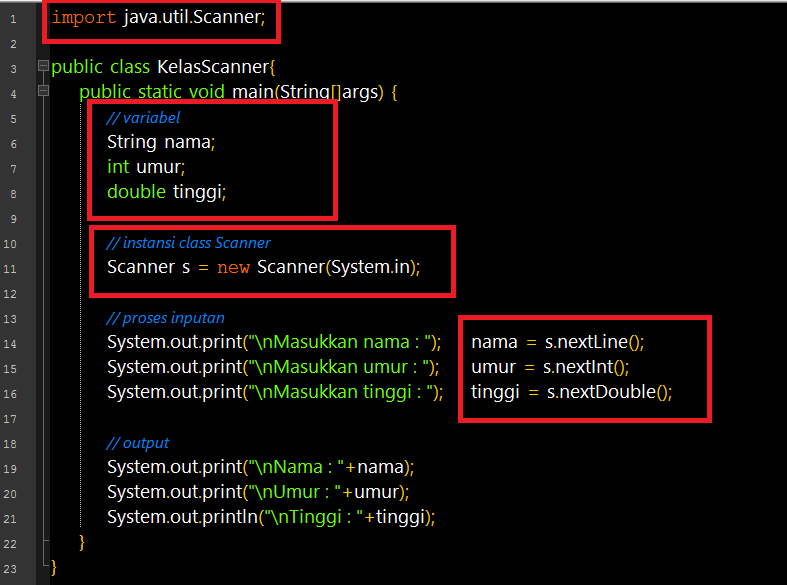 Perintah Input Output Pada Pemrograman Java Materi 5 Coding Programs