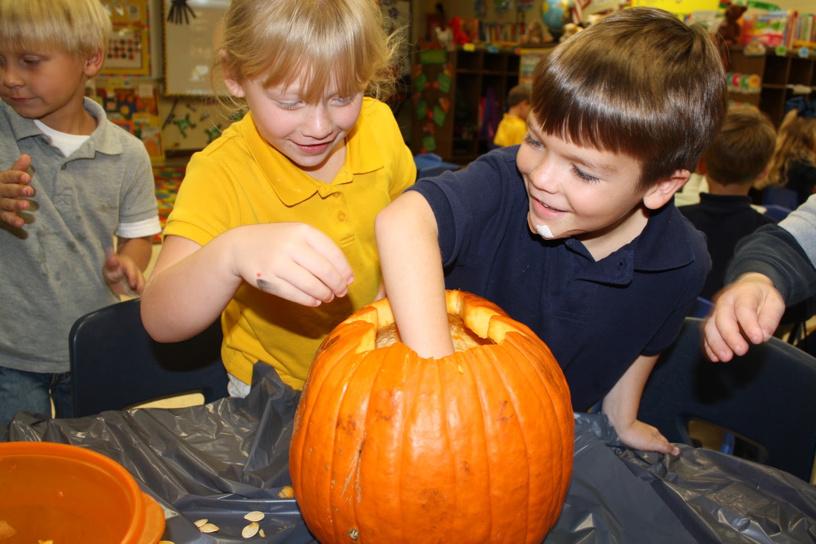 Ms. Marzoni's Class: 50th Day of School and Pumpkins!