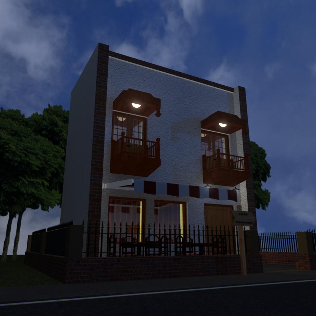 The Third Dimension: Exterior,Autodesk Maya