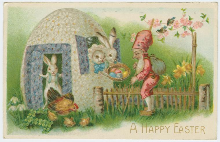 Feathers and Flowers: Old-fashioned Easter greetings