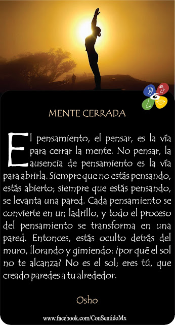 conSentido: MENTE CERRADA