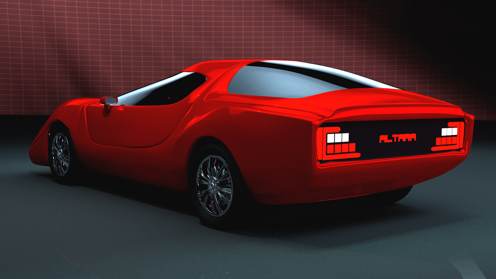 The Tinkers Workshop: The "Altara" Concept Blender 3D Car Is Born!