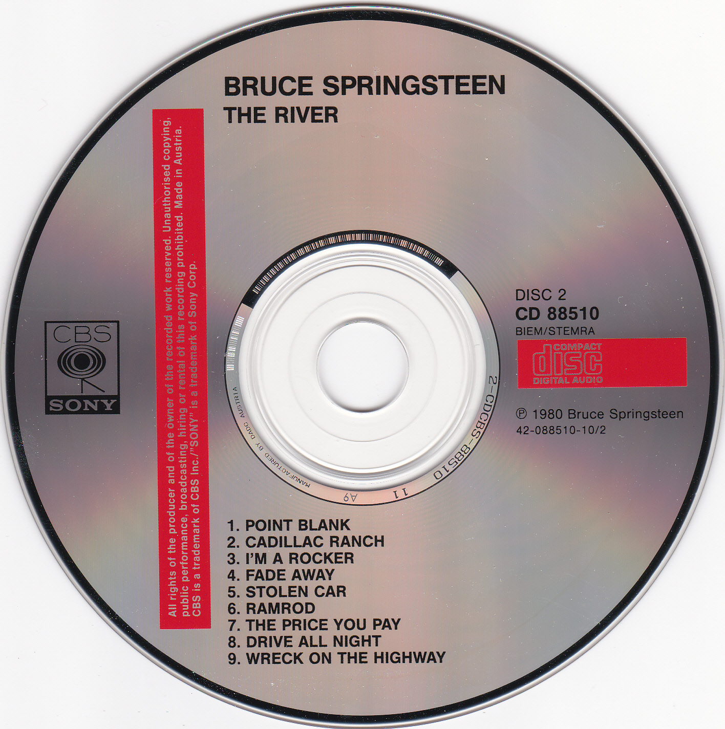 Las Galletas de Maria: Bruce Springsteen - The River (1980 US)