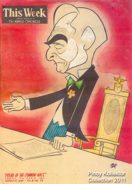 Manuel Quezon Drawing