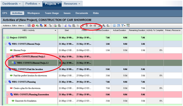 Vinoth's Tech Blog: Not able to rearrange the WBS in P6 Web R8.3.2?