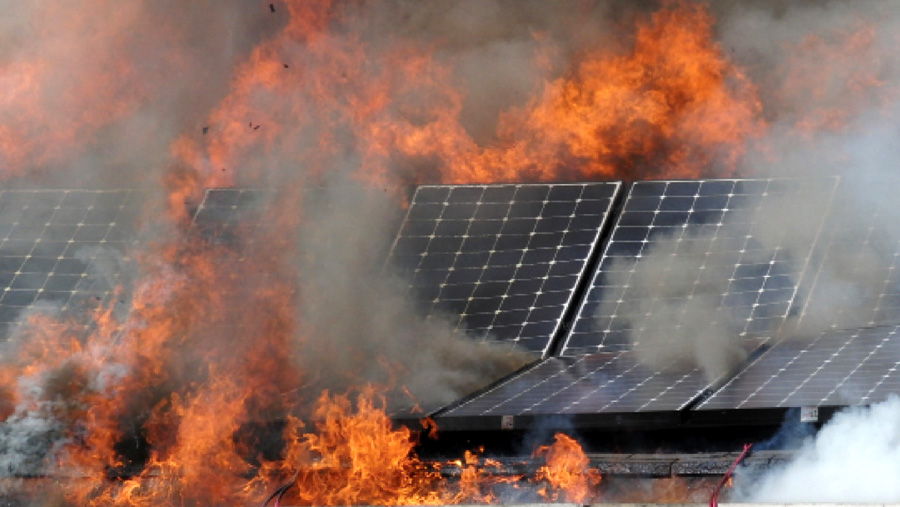 Renewable Kinabalu: Solar Panels: A New Challenge For Firefighting