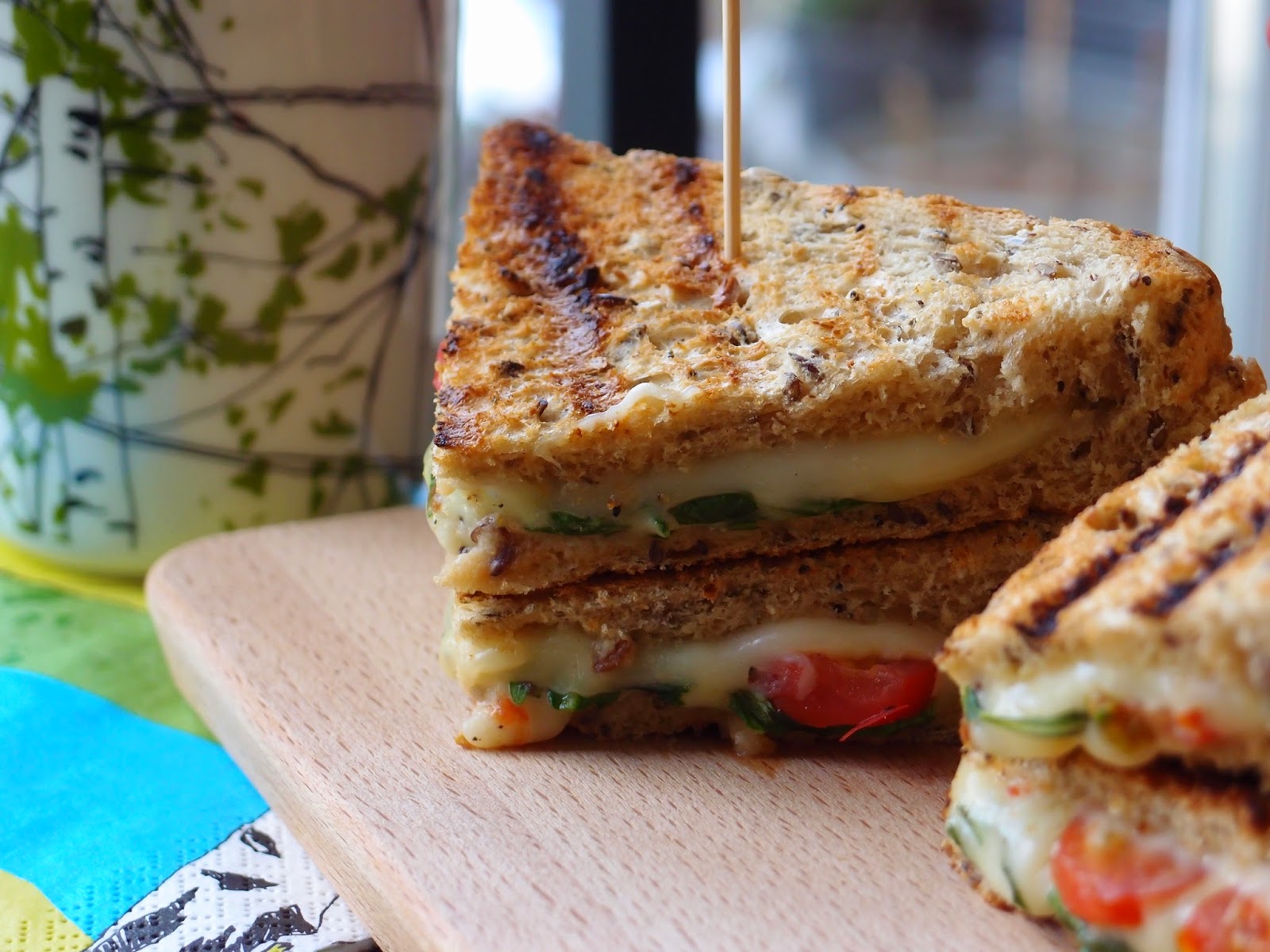 The VegHog: Grilled mini sandwich triangles