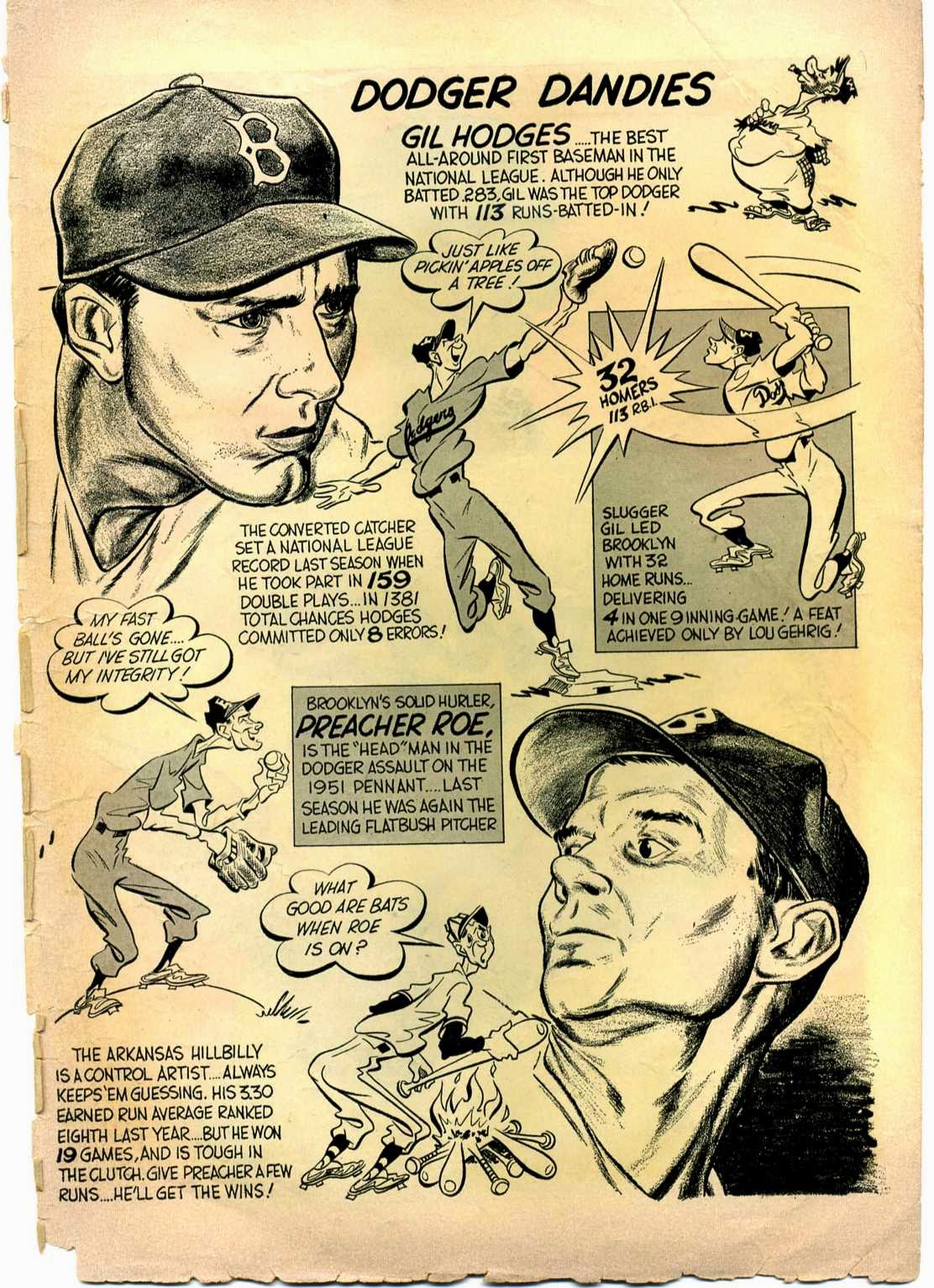 Dodgers Blue Heaven: Scans of the 1951 Jackie Robinson Comic #5